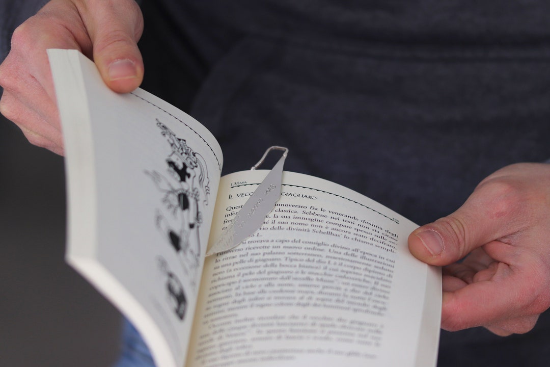 Laurel Leaf Silver Bookmark - Graduation Gift - Bookmark With ...