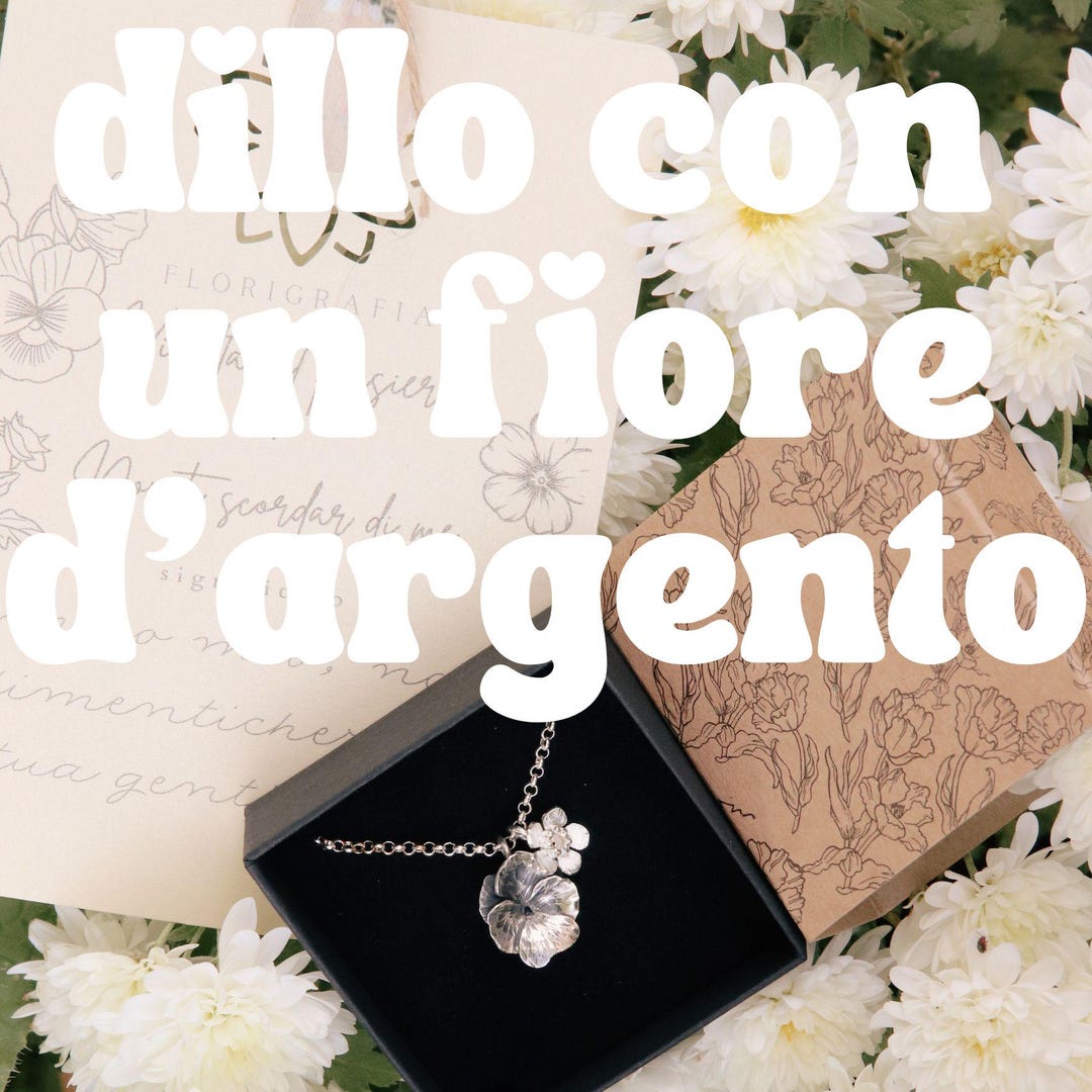 Say It With a Silver Flower, the Jewel That Speaks With Florigraphy ...