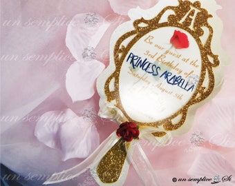 Mirror Birthday Invitation - Etsy