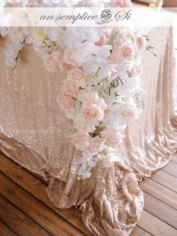 SEQUIN TABLECLOTH Sequin Table Linens Tablecloth Sequin | Etsy