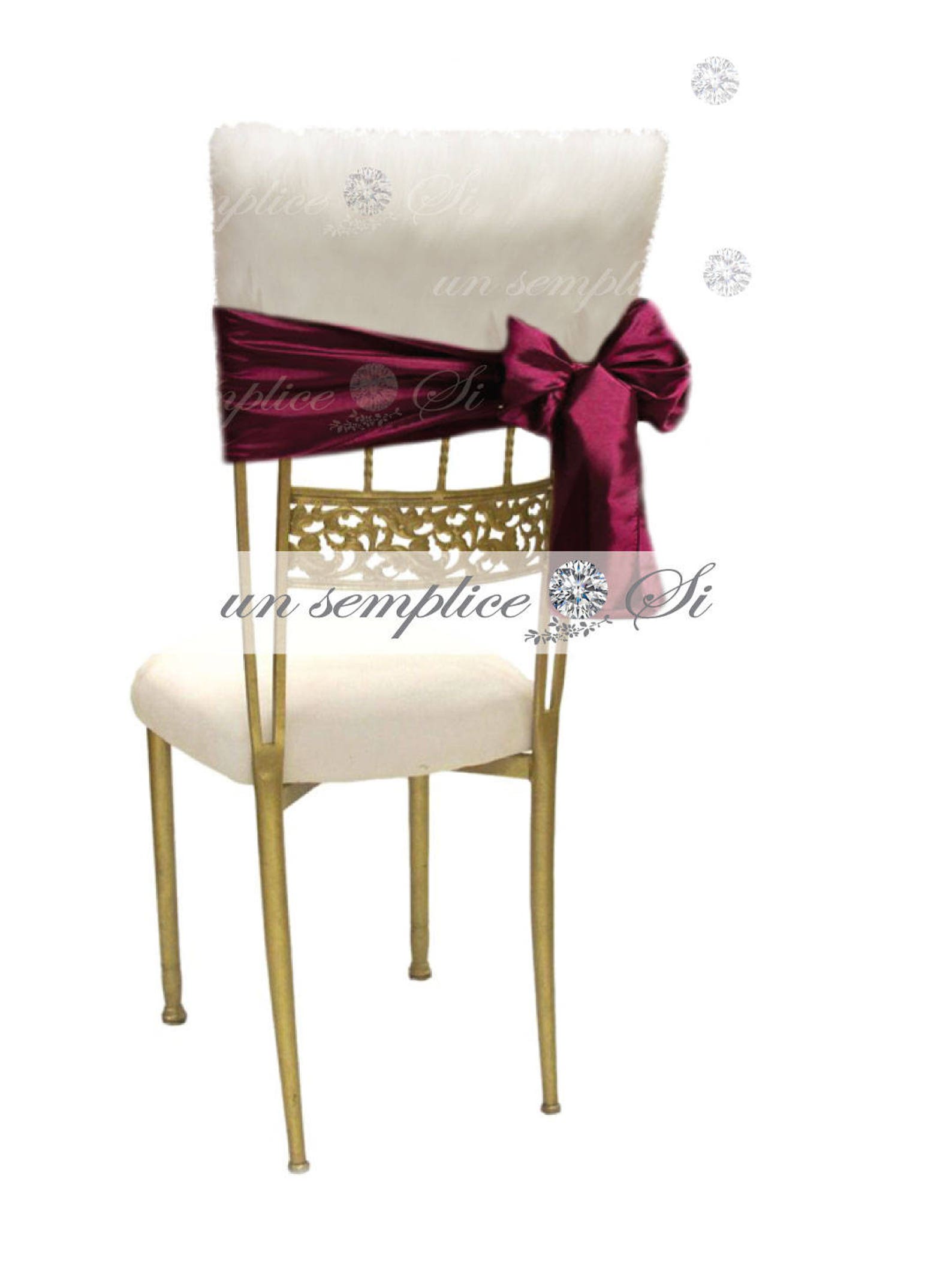 Faux Fur Chiavari Chair Caps Fur Chair Cover Chiavari Chair | Etsy