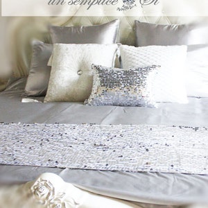 Sequin Bed Runner, Sequin Throw, Sequin Cover, Sequin Blanket, Sequin ...