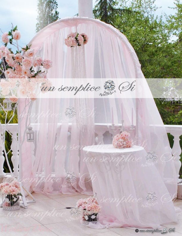 Chiffon Table Cloth , Cocktail Table Cloth, Podium Cover, Wedding Stage ...