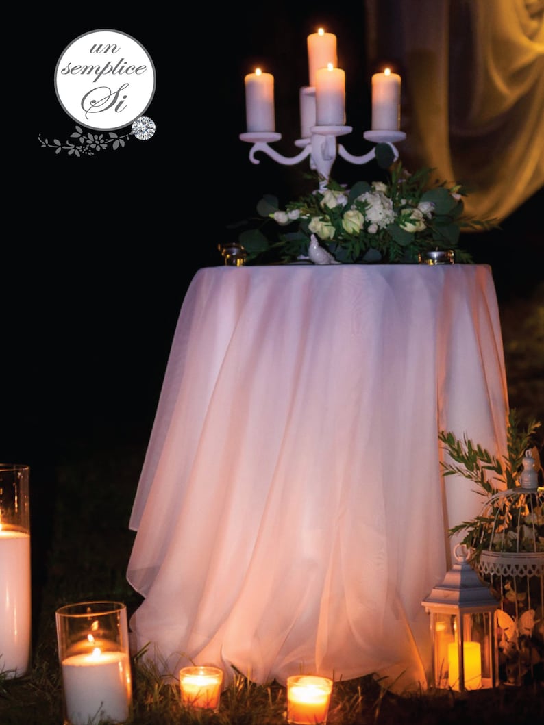 Chiffon Table Cloth Cocktail Table Cloth Podium Cover - Etsy