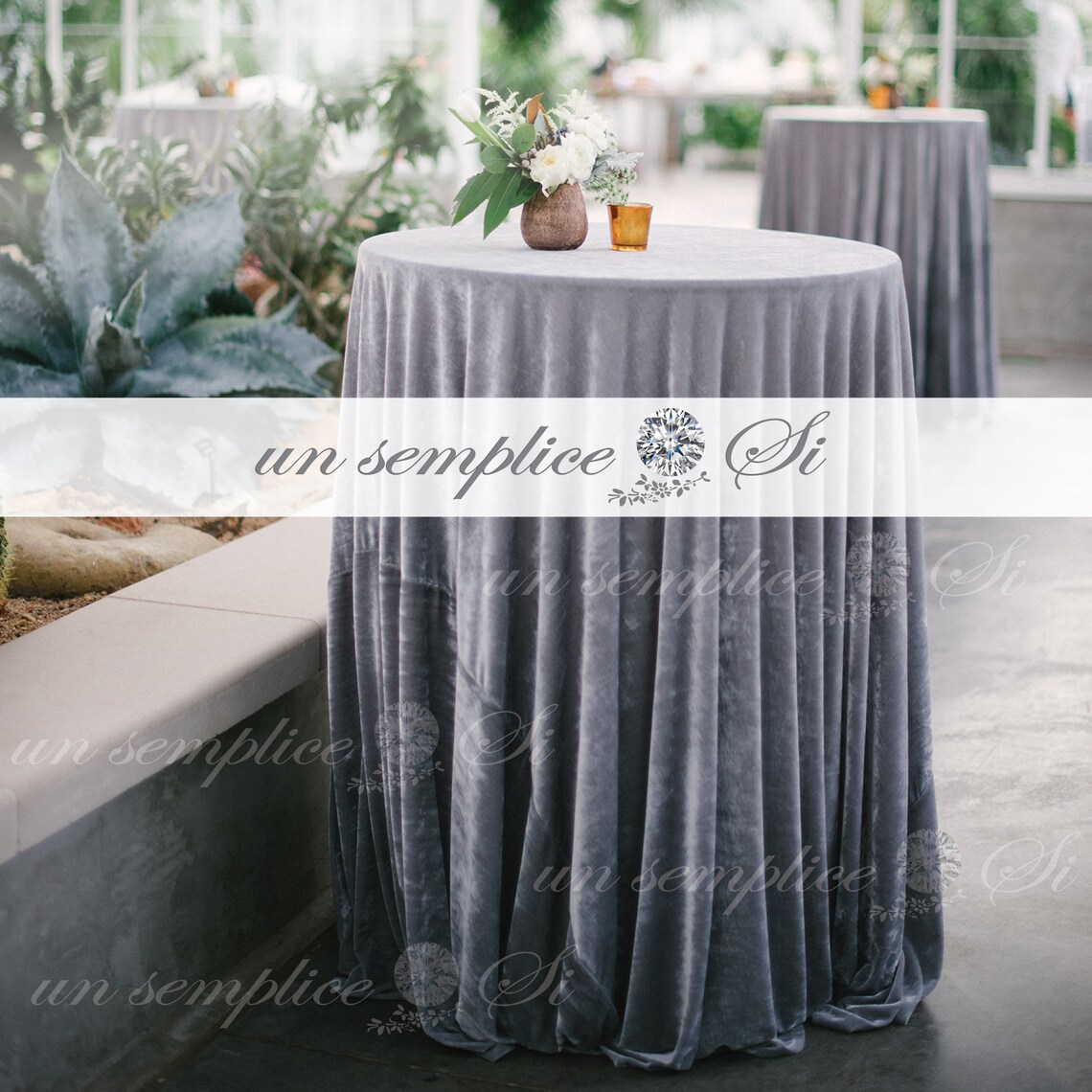 Velvet Tablecloth, Velour Table Runner, Velvet Overlay, Velour ...