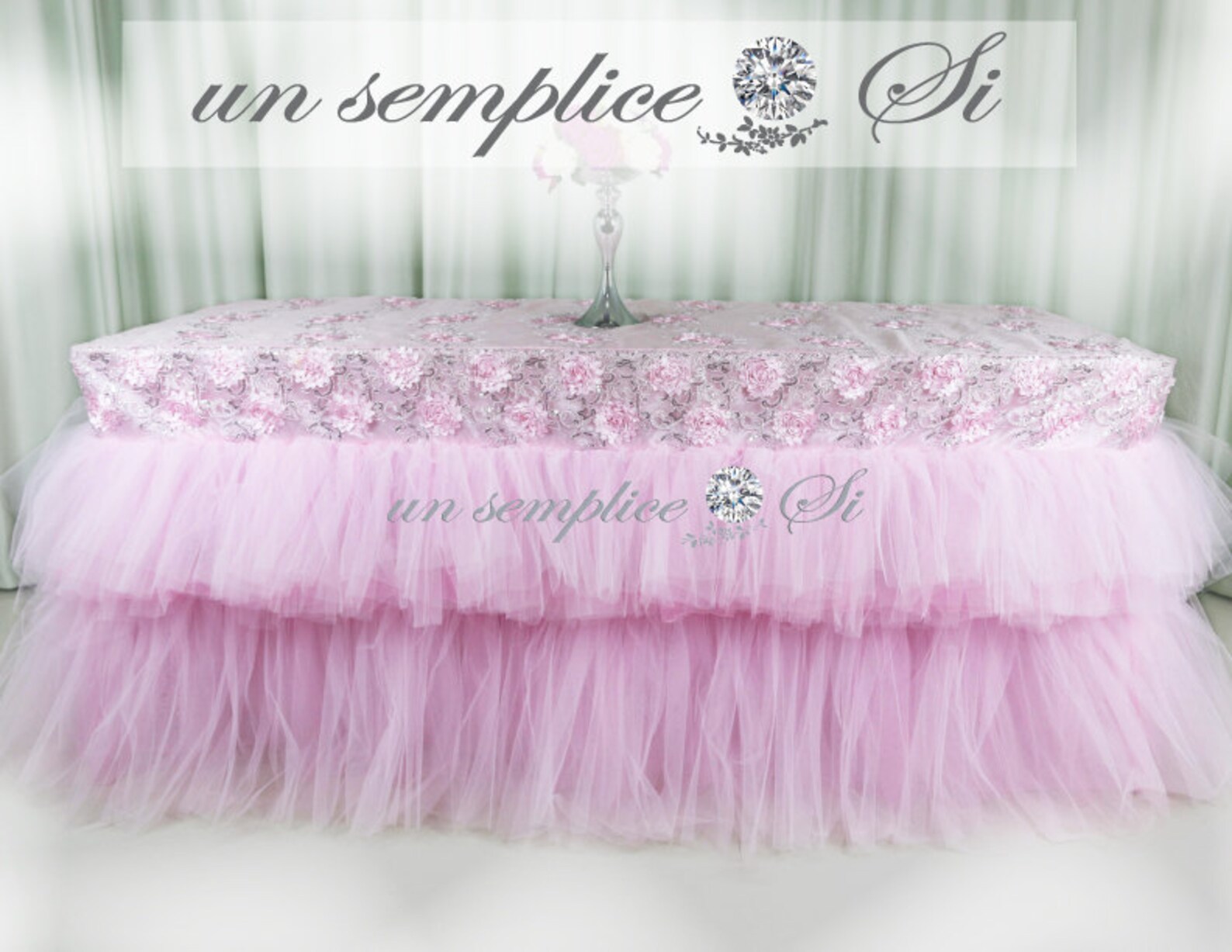 Tulle and Lace Table Cloth Tulle Tutu Table Skirt Beaded | Etsy