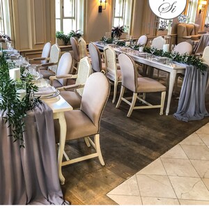 Chiffon Runners Chiffon Table Decor Chiffon Swags Table | Etsy