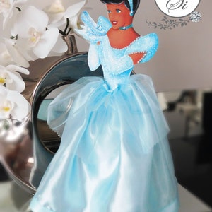 African American Princess Dolls , Black Princess CENTERPIECE , Princess ...