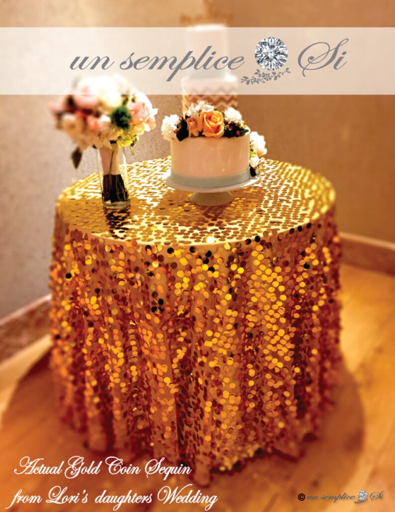 SEQUIN TABLECLOTH Sequin Table Linens Tablecloth Sequin | Etsy