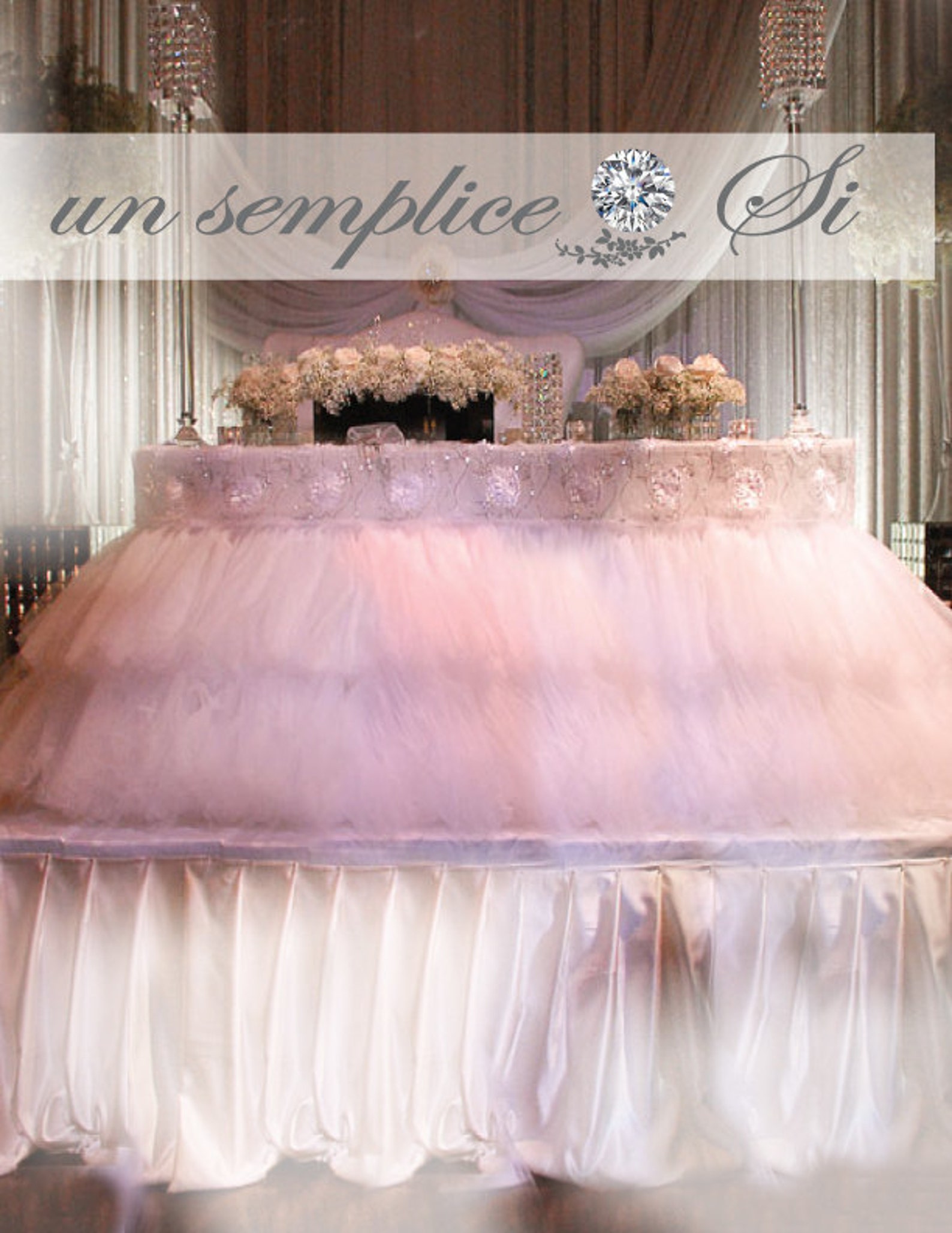 Tulle and Lace Table Cloth Tulle Tutu Table Skirt Beaded | Etsy