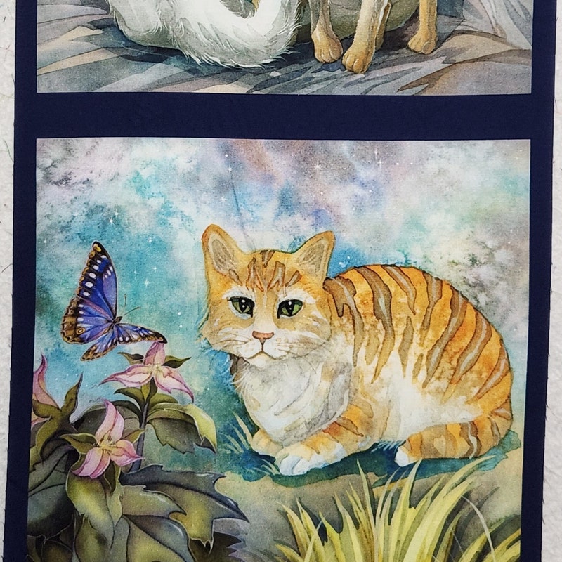 Cat Quilt Panel - Etsy