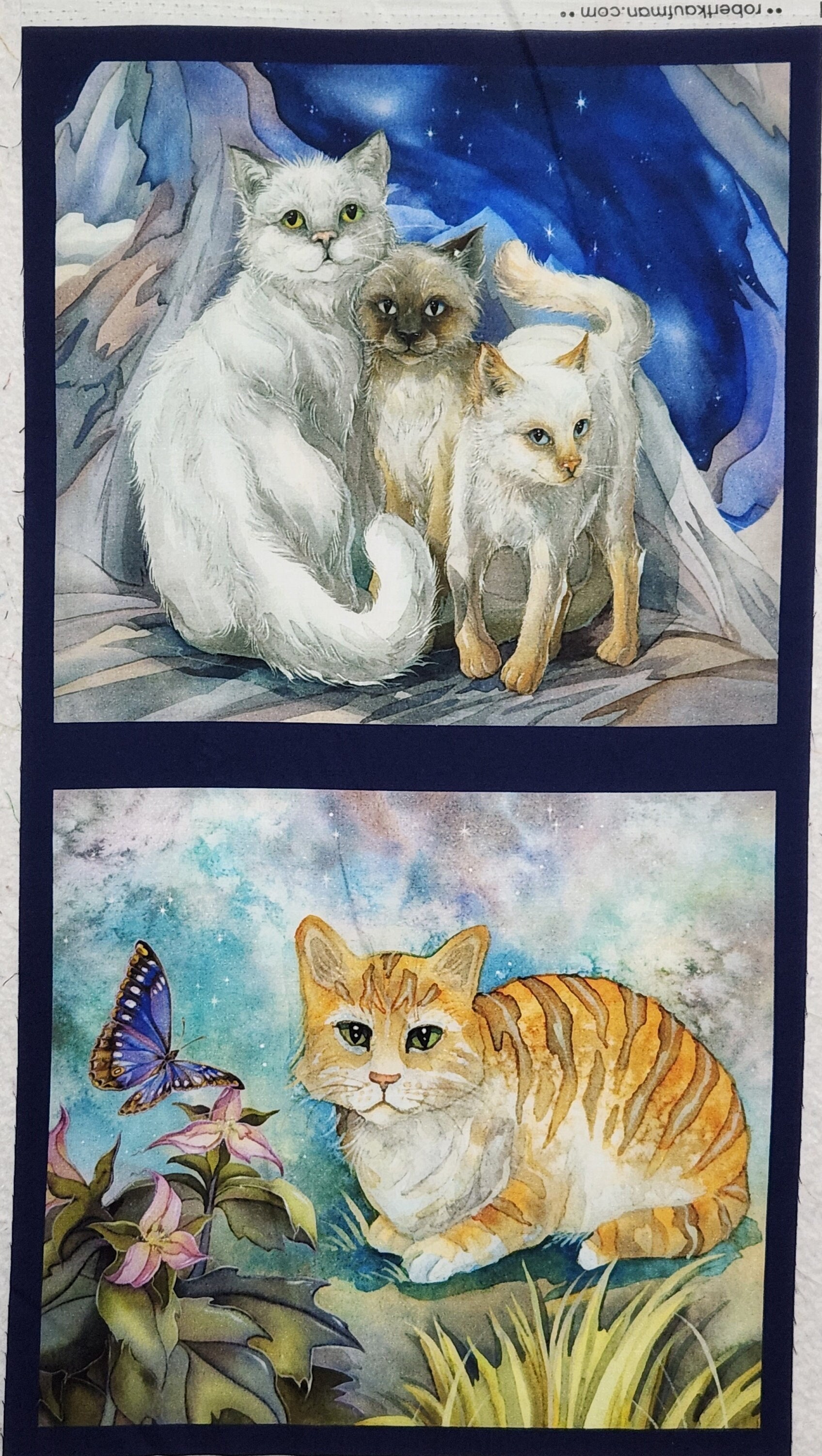 Be Pawsitivehexified Panel Quilt Kit - Etsy