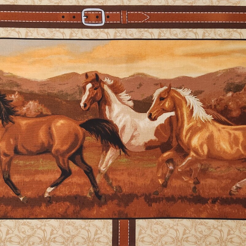 Horse Quilting Fabric - Etsy