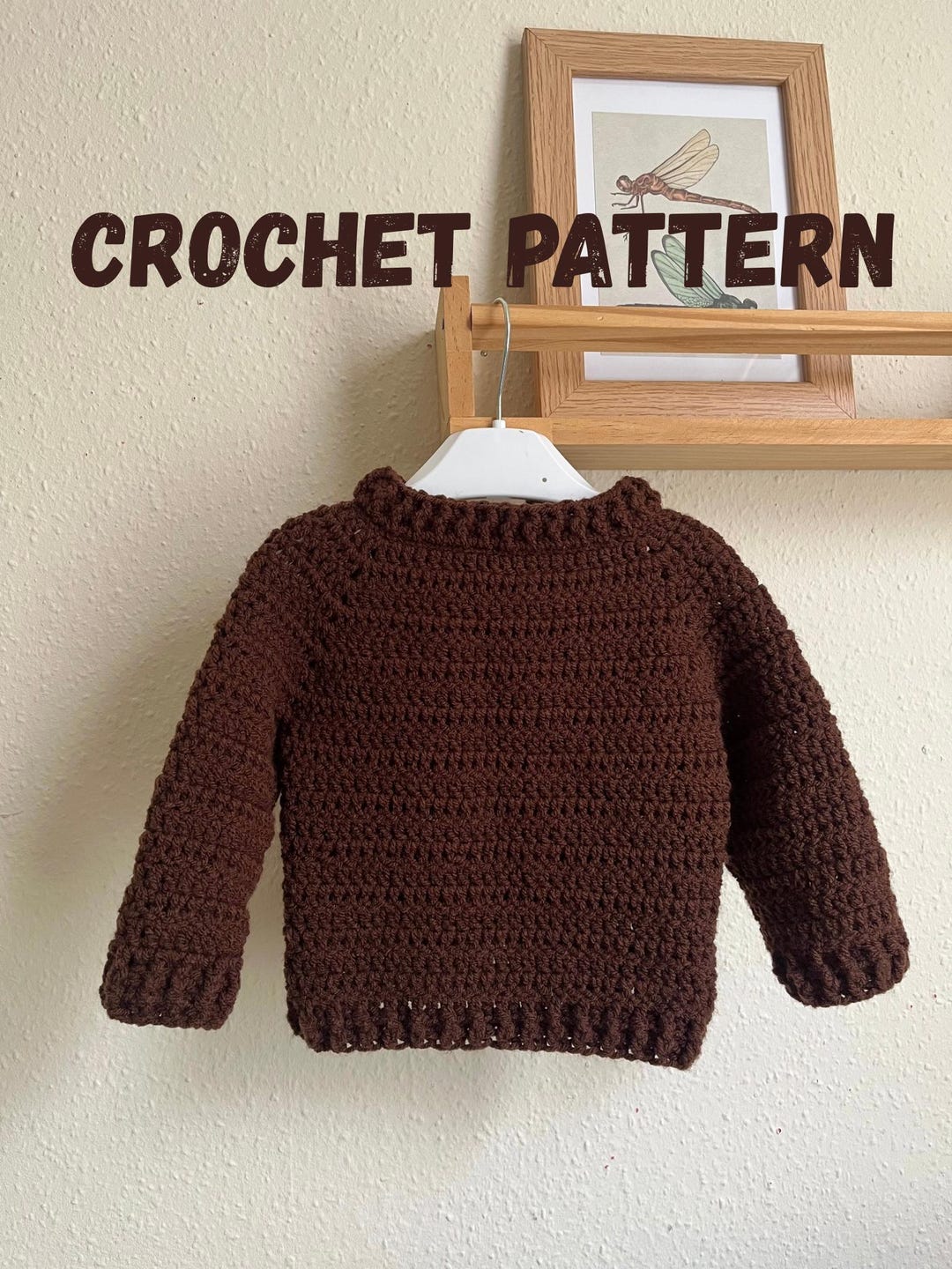 Crochet Pattern DIGITAL DOWNLOAD - Percy Jumper. Beginner Easy Crochet ...