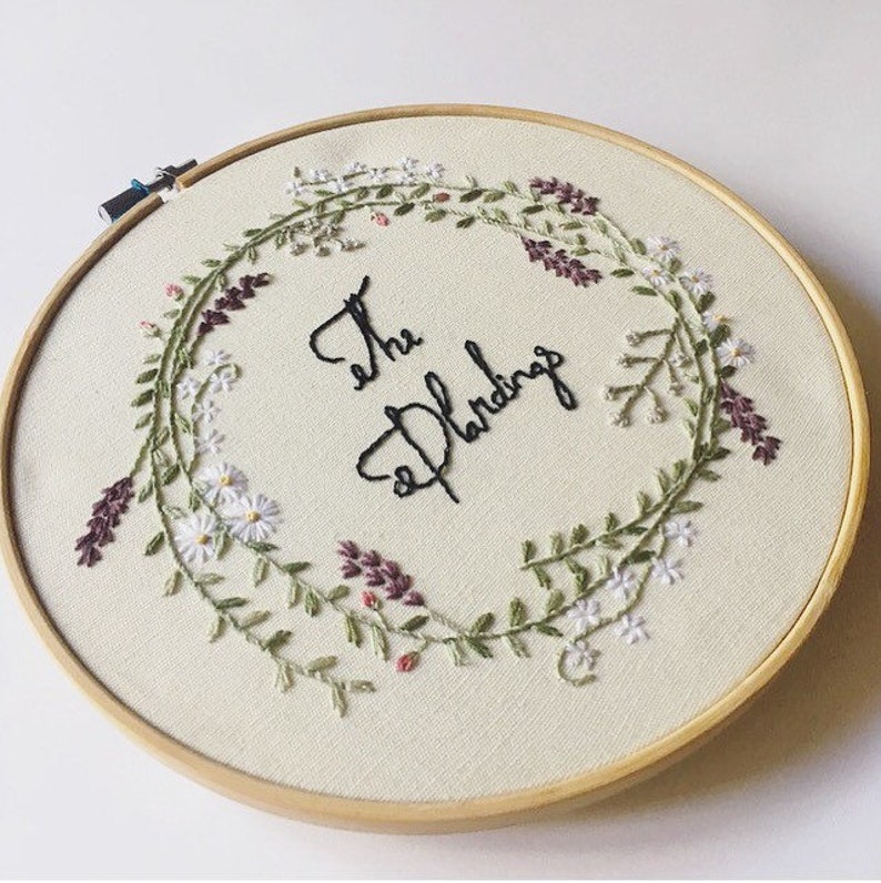 Custom Wedding Gift Anniversary Embroidery Hoop Art Couples | Etsy