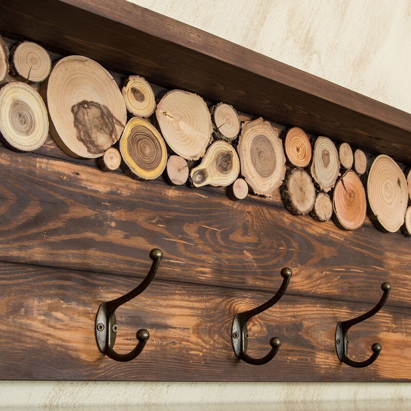 Rustic Coat Rack - Etsy