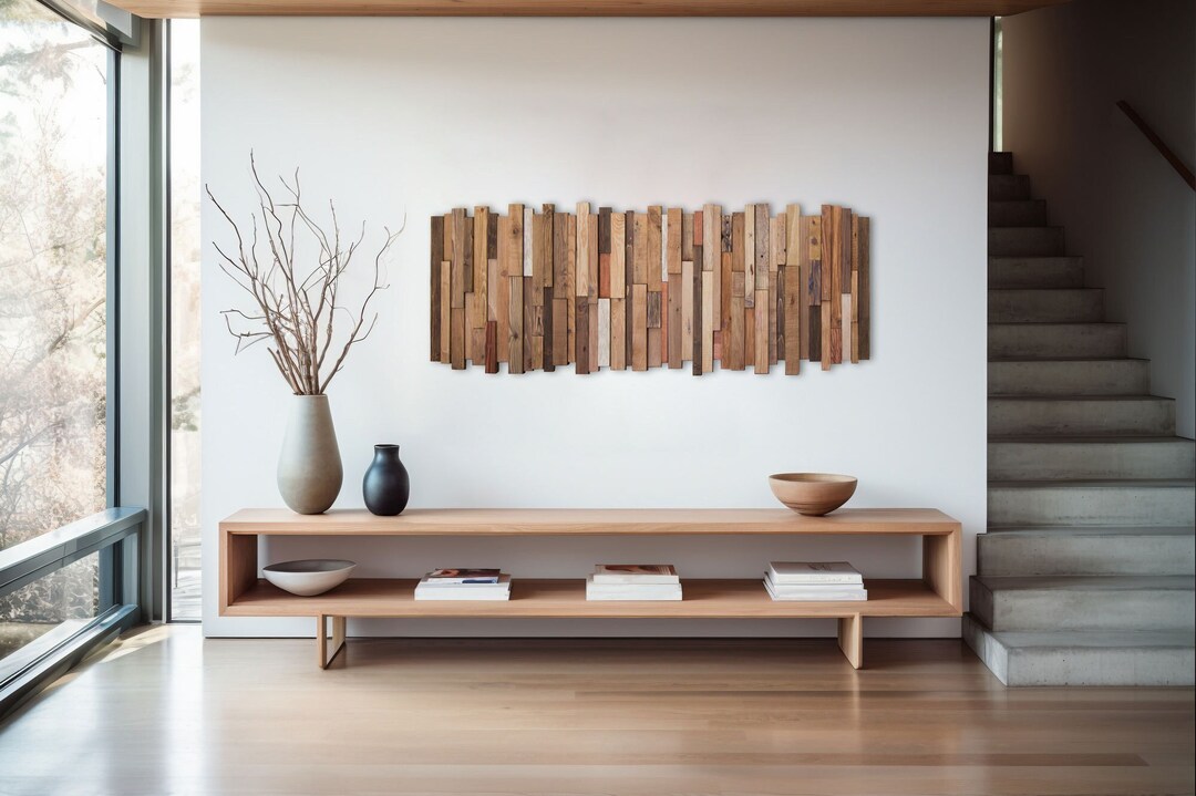 Wall Sculpture for New Home Decor, Large Wall Sculpture, Wood Wall Art ...