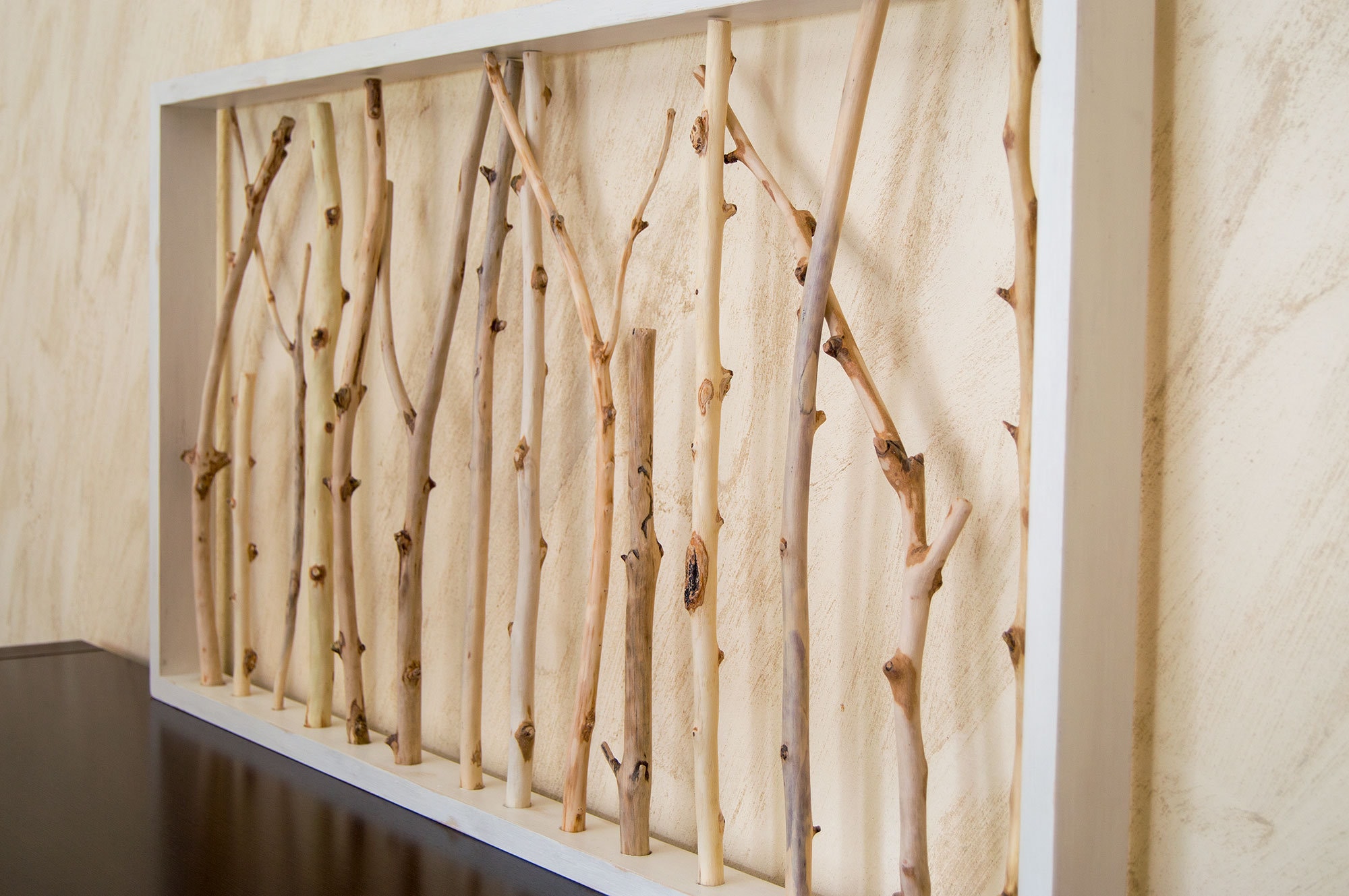 Framed Tree Branch Art