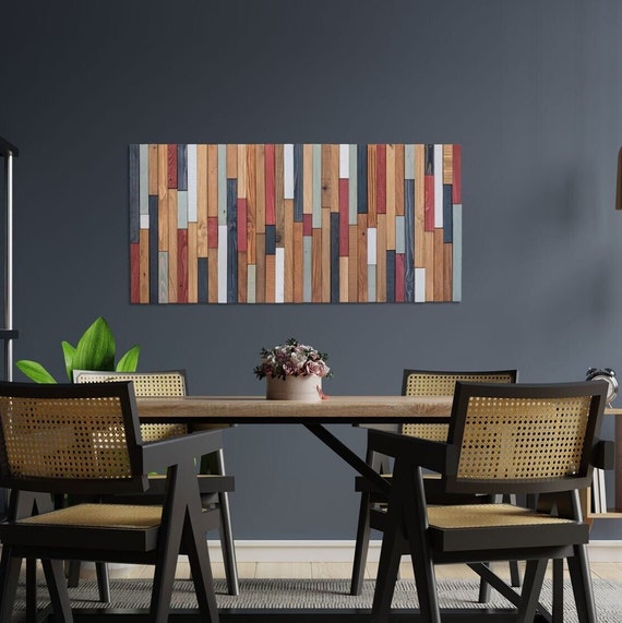 Reclaimed Wood Slat Wall