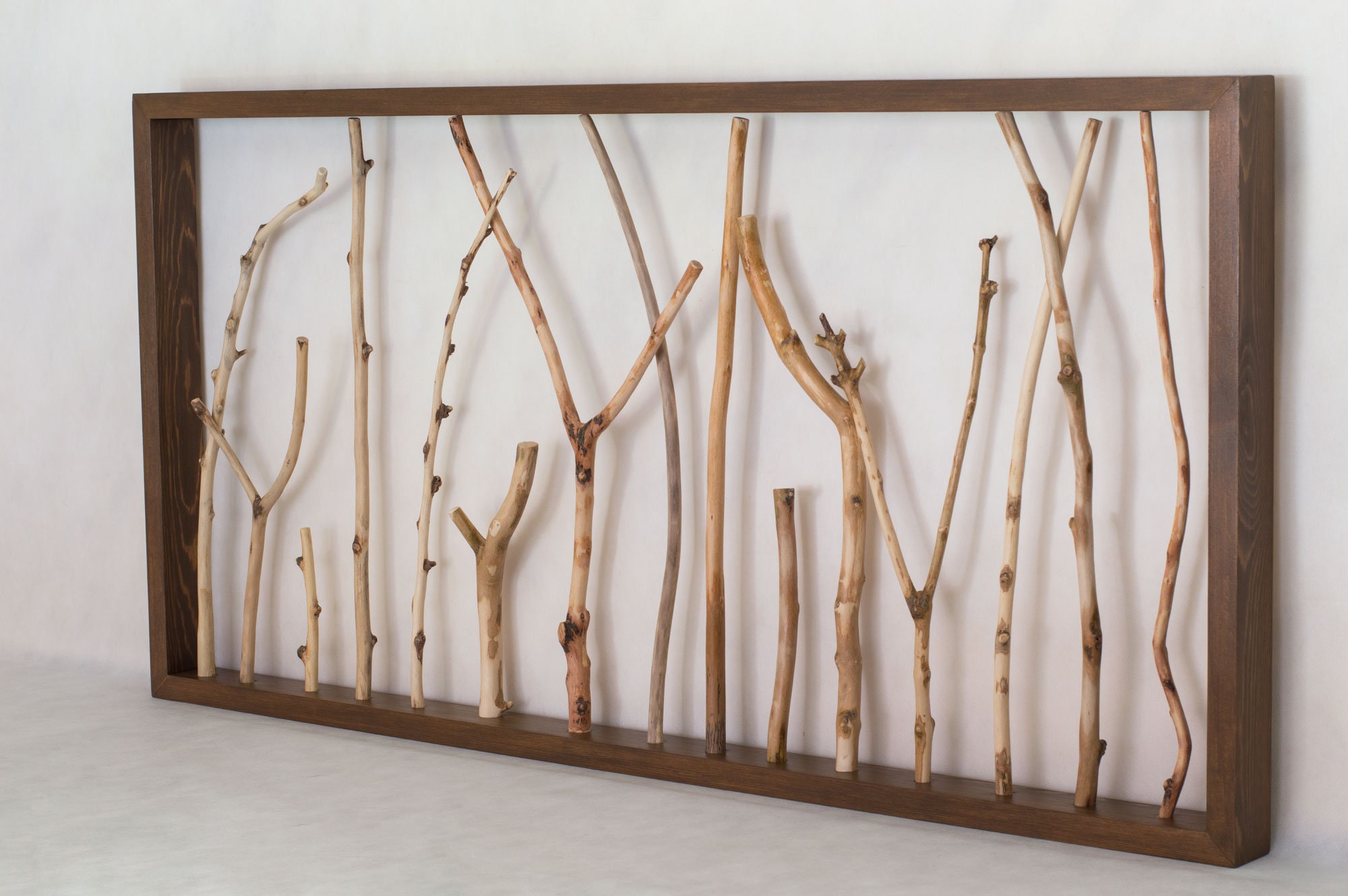 Framed Tree Branch Art