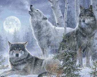 wolf pack moonlight