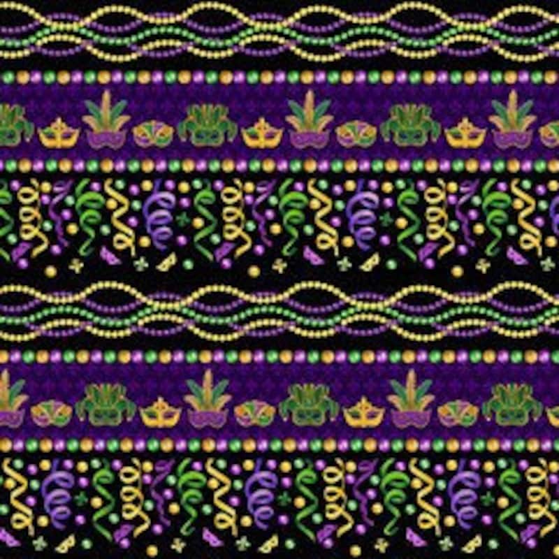 Mardi Gras Fabric - Etsy