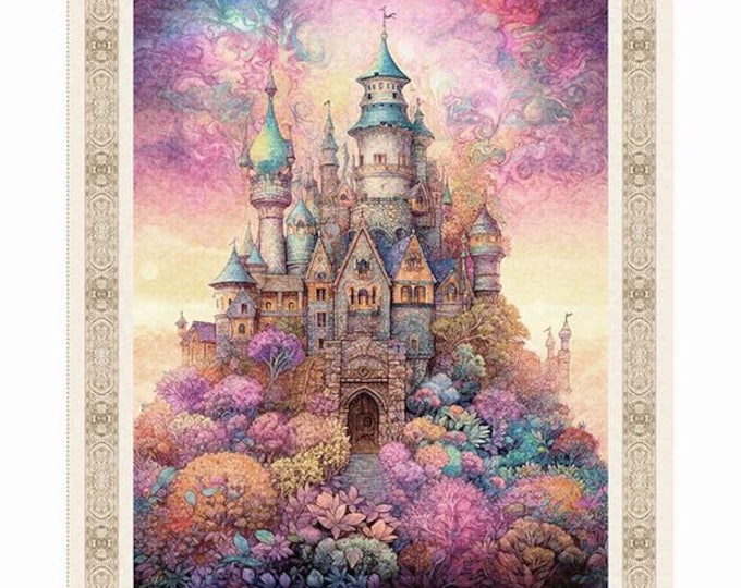 NEW! Panel - Enchanted by Quilting Treasures - Magical Whimsical ...