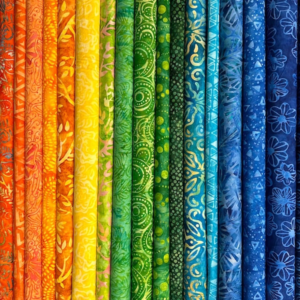 Vibrant Color Fabric - Etsy