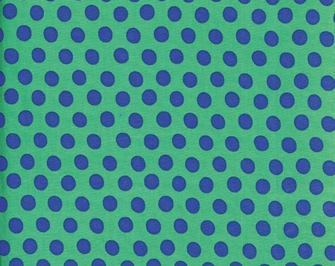 Half Yard Kaffe Fassett Spot GP70 in Green by Freespirit Polka Dots ...