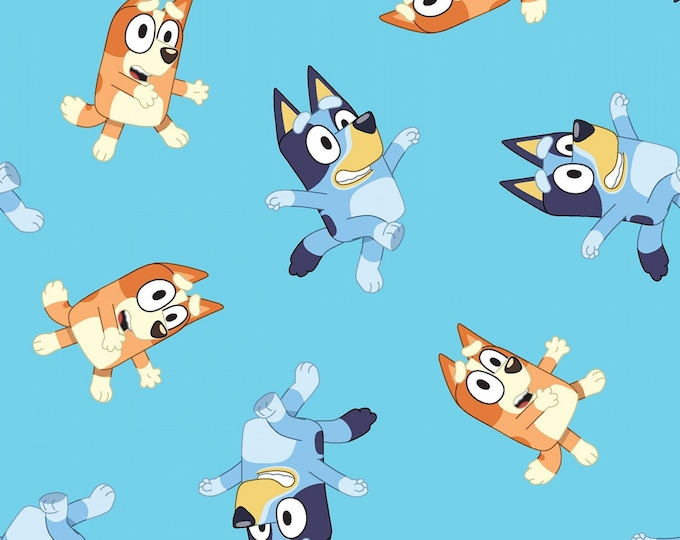 Half Yard Disney's Bluey by Springs Creative Kids Cartoon Bingo & Bluey ...