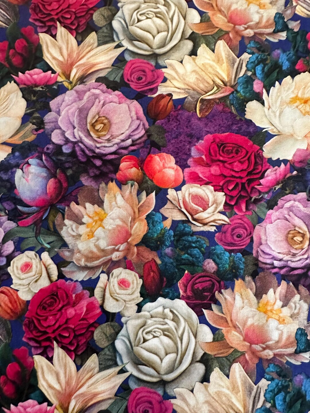 NEW Half Yard Night Garden Flowers by Blank Quilting Enchanted Night ...