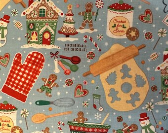Gingerbread House Fabric Gingerbread Village Winter by Heatherdutton ...