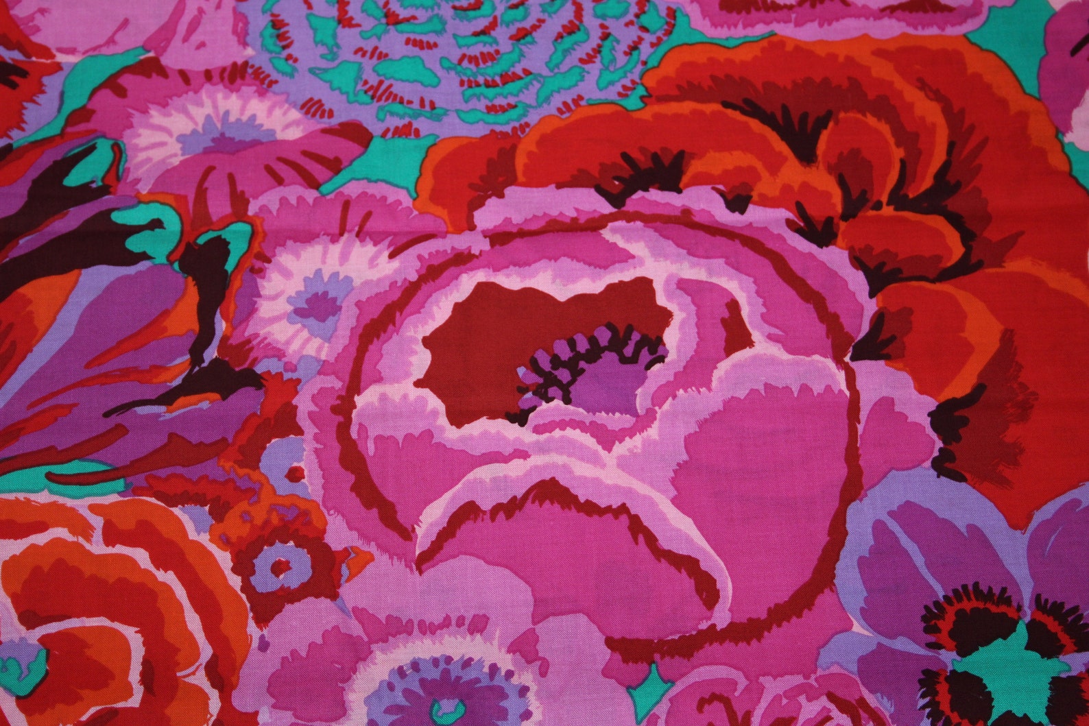 Half Yard Kaffe Fassett Bekah GP69 Magenta 100% Cotton - Etsy