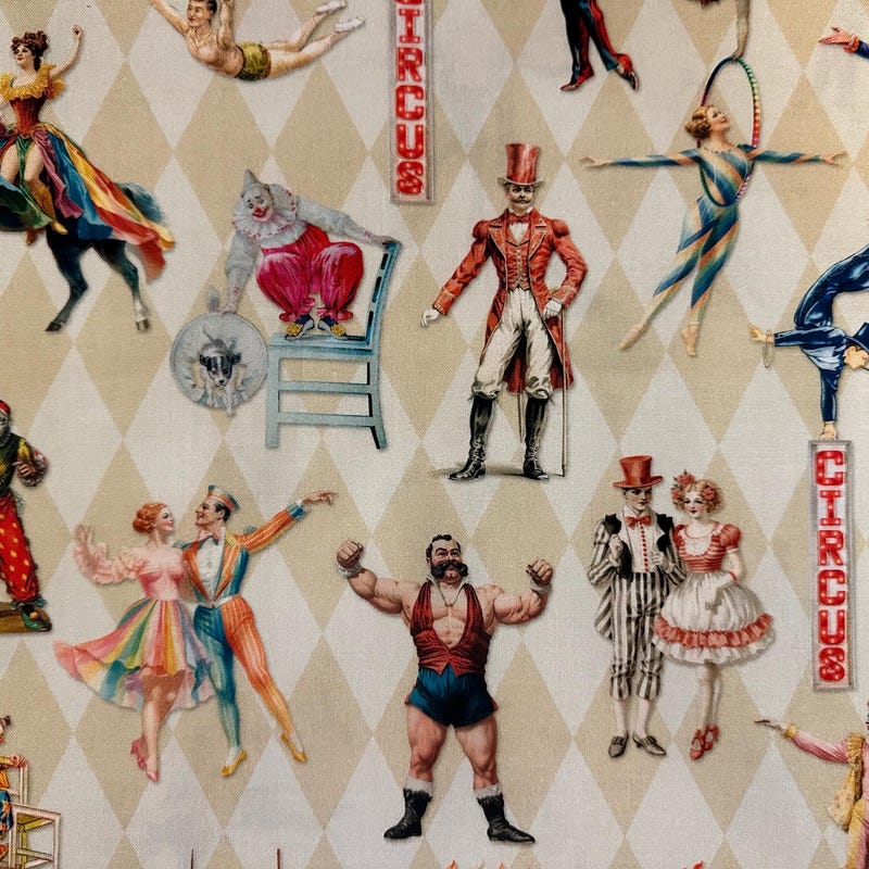 Circus Fabric - Etsy