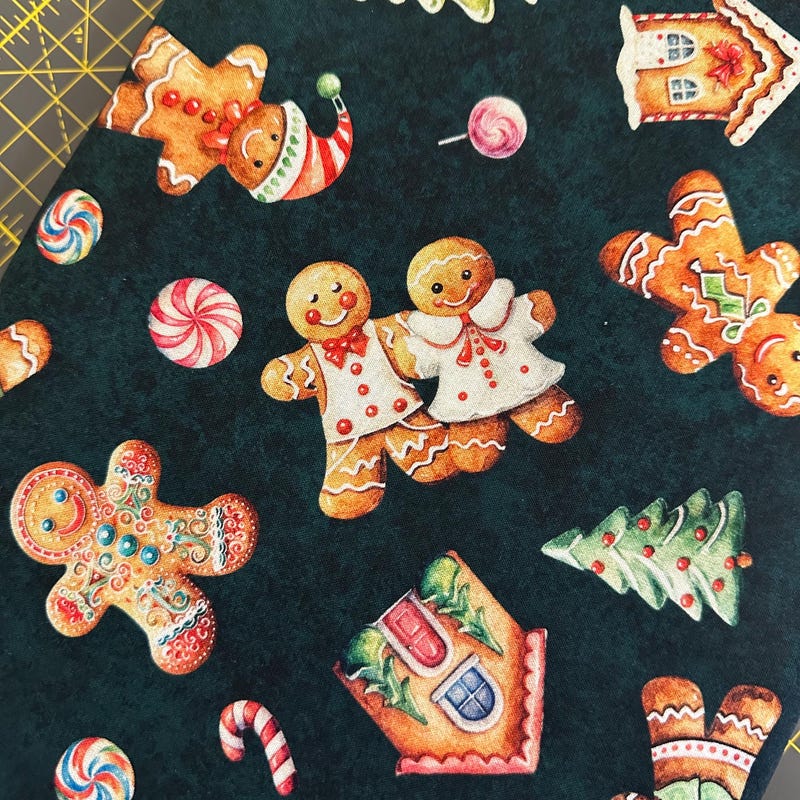 Gingerbread Fabric - Etsy