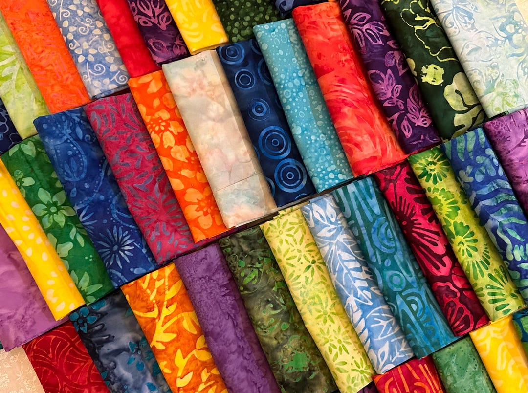 BAKER’S DOZEN Batik Stash Builder - 13 Piece Mystery Fat Eighths ...