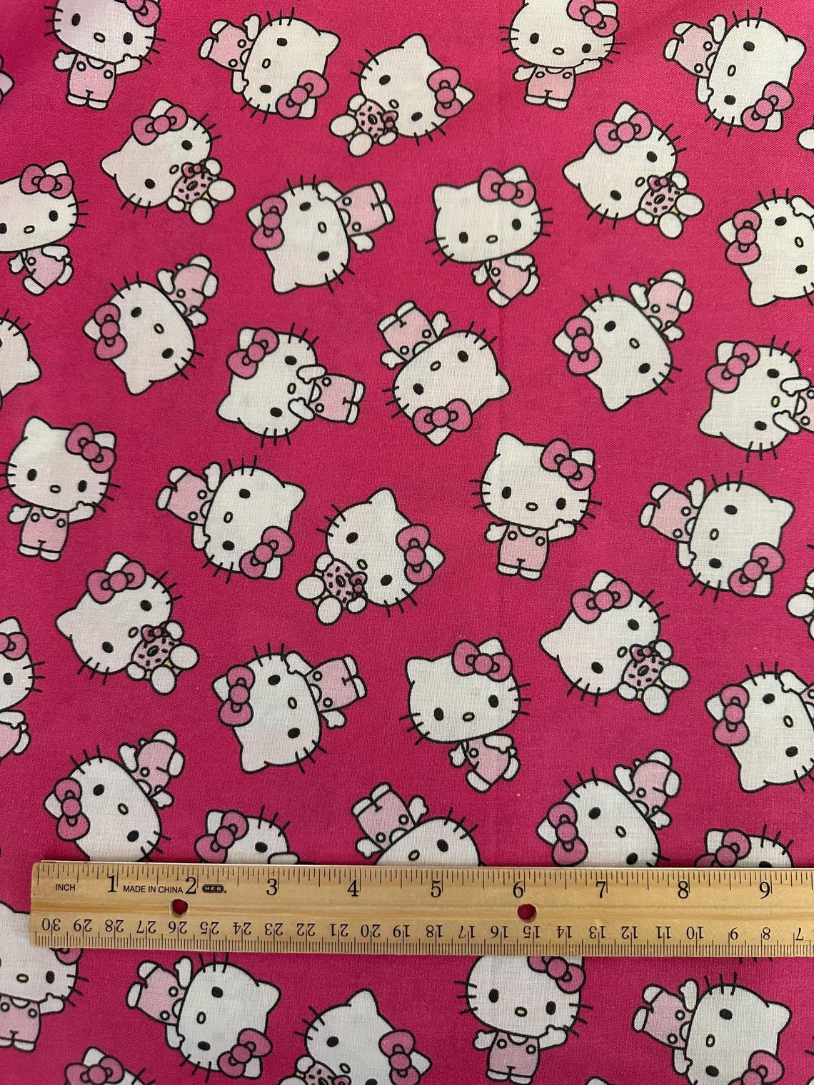 Fat Quarter - Sanrio Packed Hello Kitty on Pink by Springs Creative ...