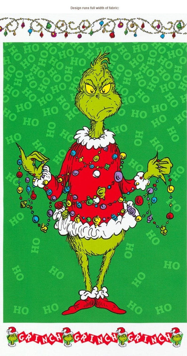 Panel - How the Grinch Stole Christmas by Robert Kaufman - Grinchmas on ...