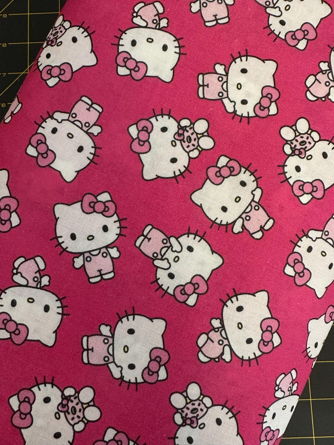Fat Quarter - Sanrio Packed Hello Kitty on Pink by Springs Creative ...