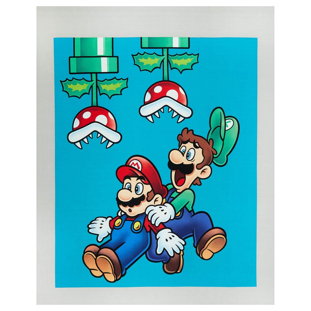 Panel - Super Mario Bros Jump by Springs Creative - Nintendo Game ...