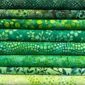 Vibrant Batik Color Bundles Assorted Colorful Batik Fat Quarter Sets ...
