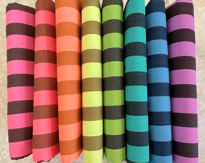 NEW Neon True Colors Tent Stripe 8 Piece Bundle by Tula Pink Neon ...