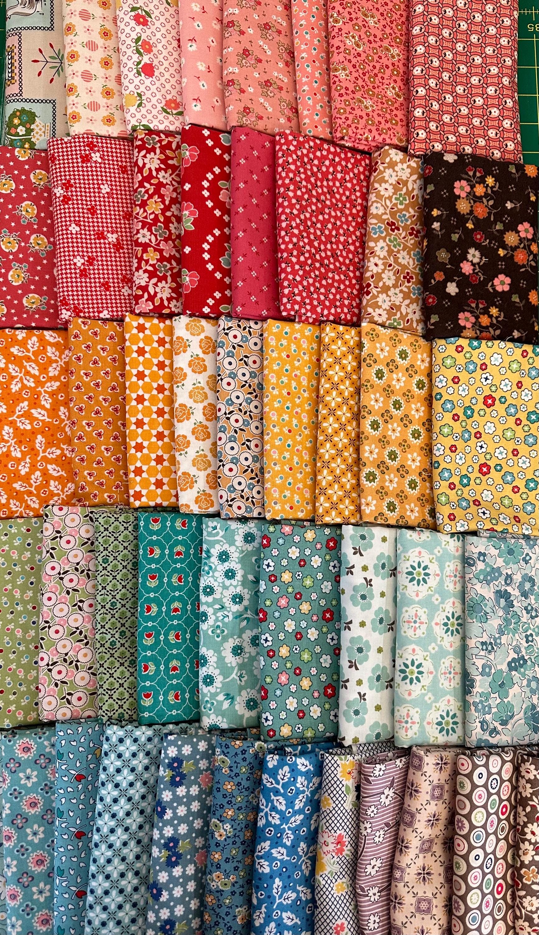 Scrappy STASH BUILDER - Lori Holt Fabric - 10 Piece XL 1/8 Bundle Fat ...