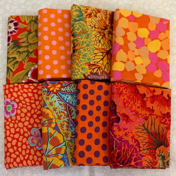 Purple Passion 10 Fat Quarters Bundle Kaffe Fassett Collective Midnight ...