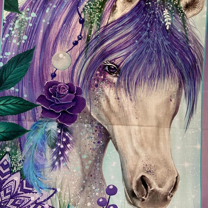 Horse Quilting Fabric - Etsy