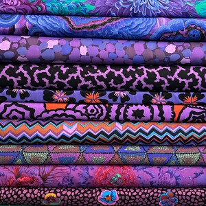 Purple Passion 10 Fat Quarters Bundle - Kaffe Fassett Collective ...