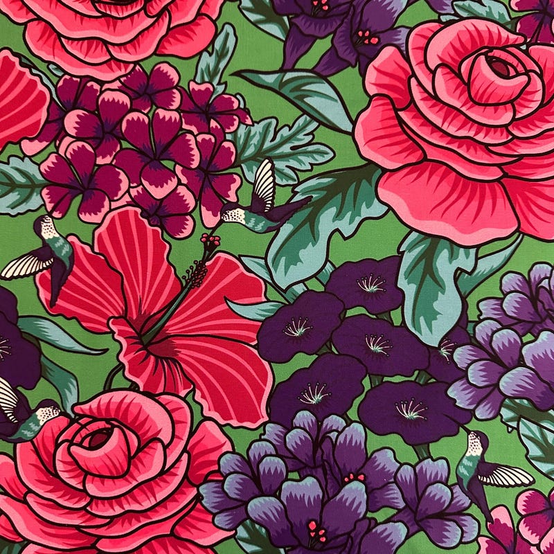 Botanical Fabric - Etsy