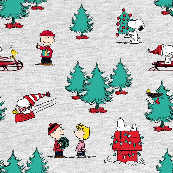 Snoopy Christmas Tree Wallpaper