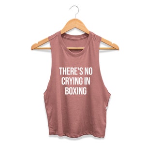 Boxing Crop Top | Boxing Shirt | Boxing Tank Top | Kickboxing Shirt ...