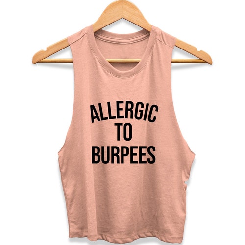Burpee Crop Top Funny Burpee Shirt Women's Workout - Etsy